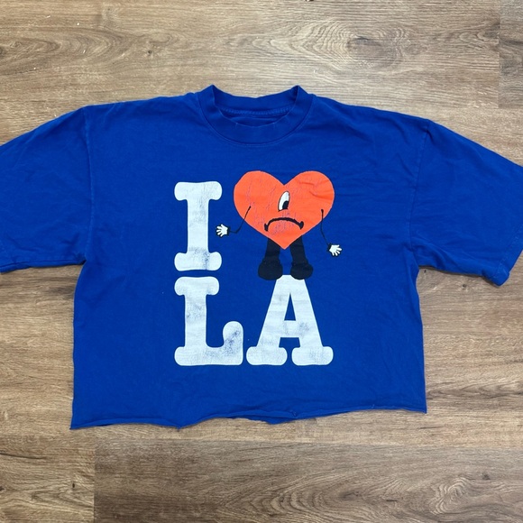 Bad Bunny | Tops | Bad Bunny I Love La Los Angeles Sofi Tour Merch ...
